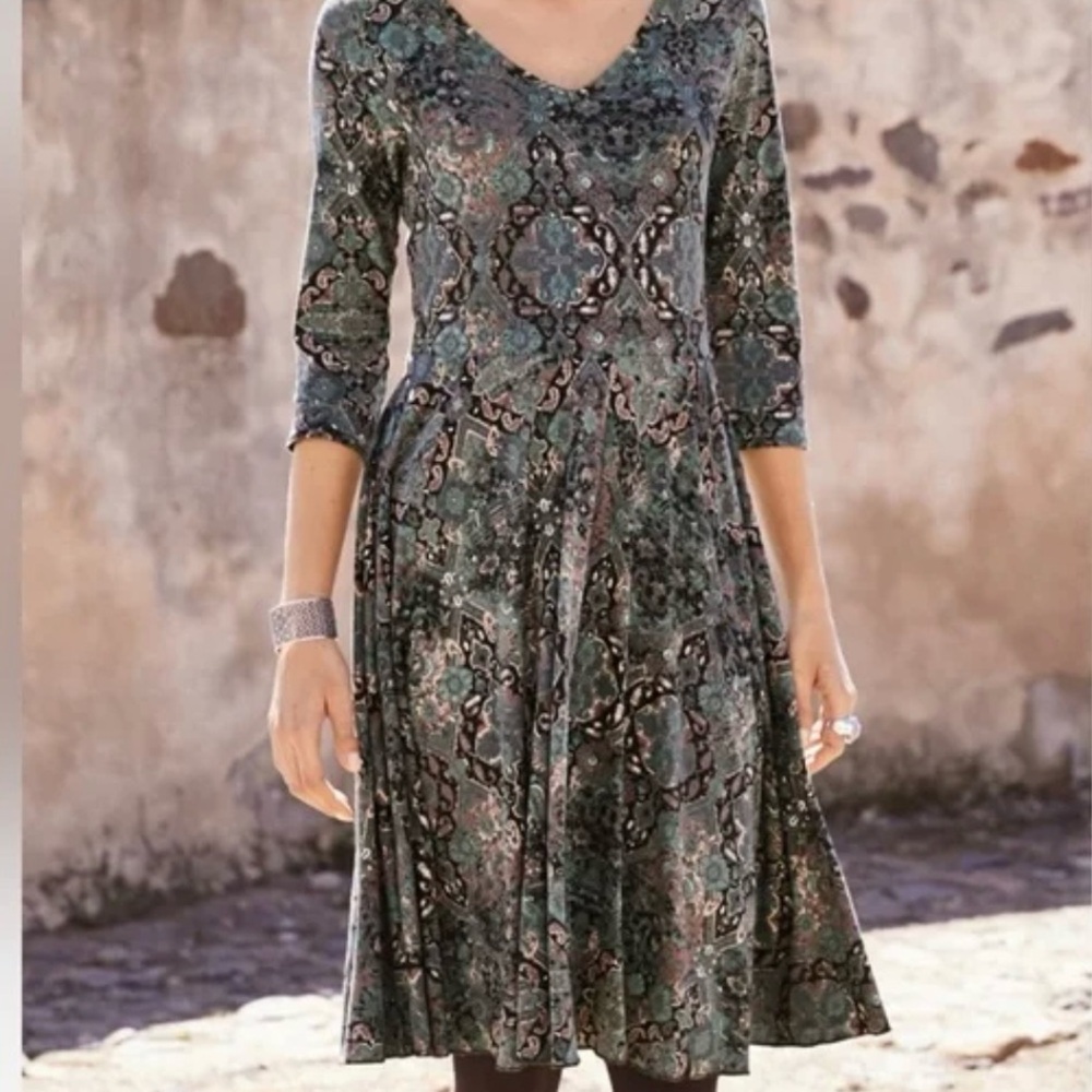 Peruvian Connection King Street Pima Cotton Dress. Me… - Gem